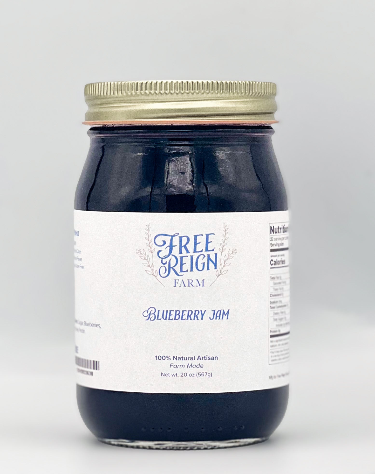 Blueberry Jam – Free Reign Farm